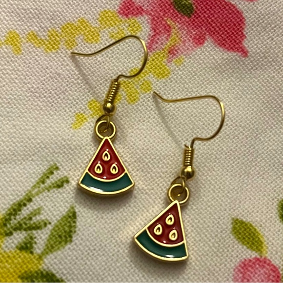 Jewelry | Watermelon Charm Earrings New Handmade | Poshmark
